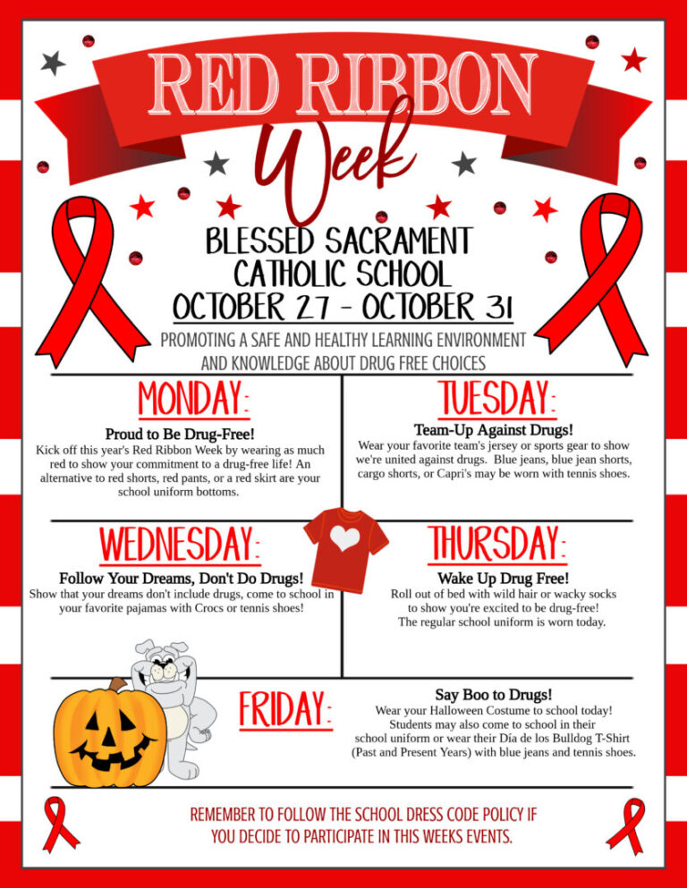 Instructional Calendar - Blessed Sacrament Catholic School